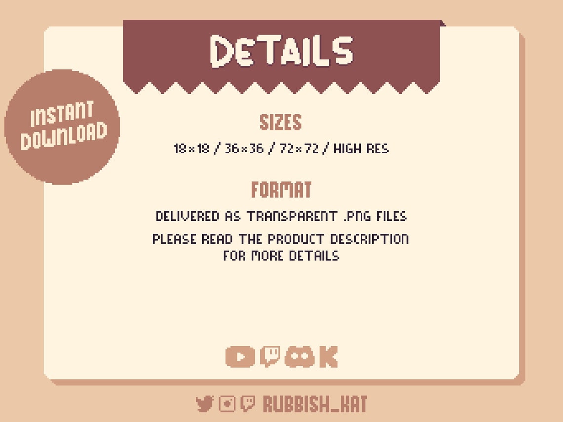 9 Moth Sub or Bits Badges, Cozy Colors, Cute Pixel Art Badges for ...