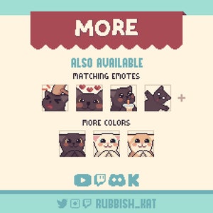 Bongo Cat Animated Pixel Art Emote, White Cat | Ready to Use on Twitch, Discord, Youtube & More ...