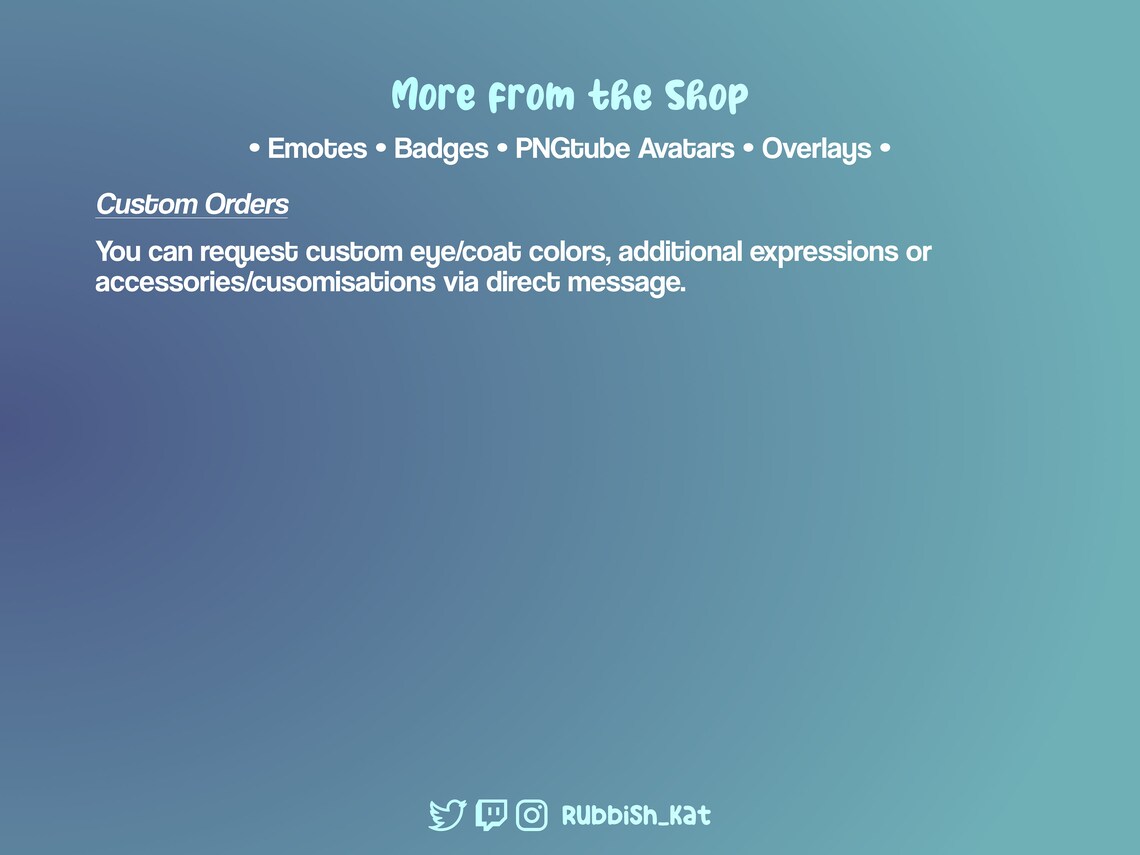 Ginger/orange Pngtube Avatar for Streaming Twitch Discord & - Etsy