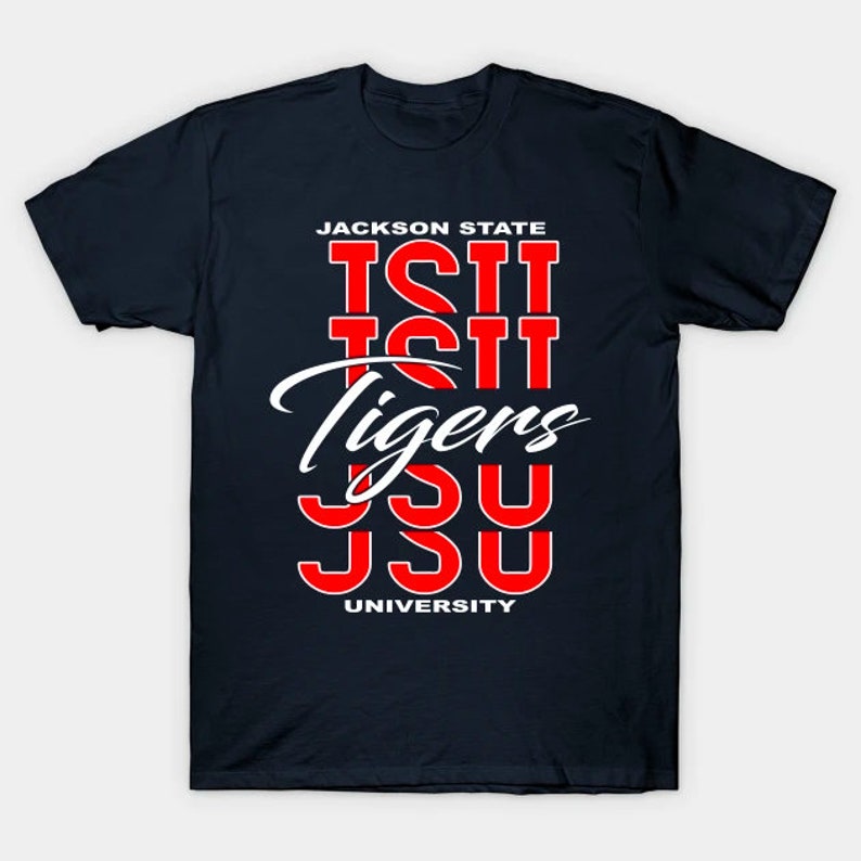 JSU Tigers: Jackson State University Multiple JSU T-shirt - Etsy