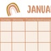 Boho Calendar, Downloadable, Printable - Etsy