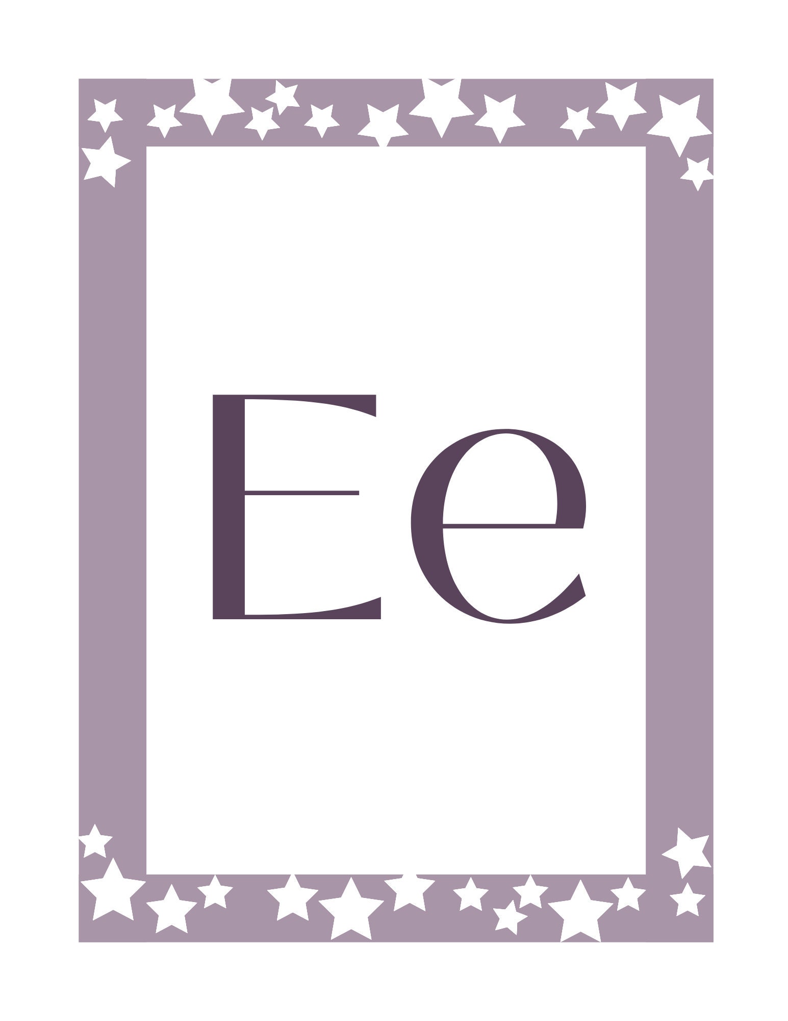 Star Themed Alphabet Banners - Etsy