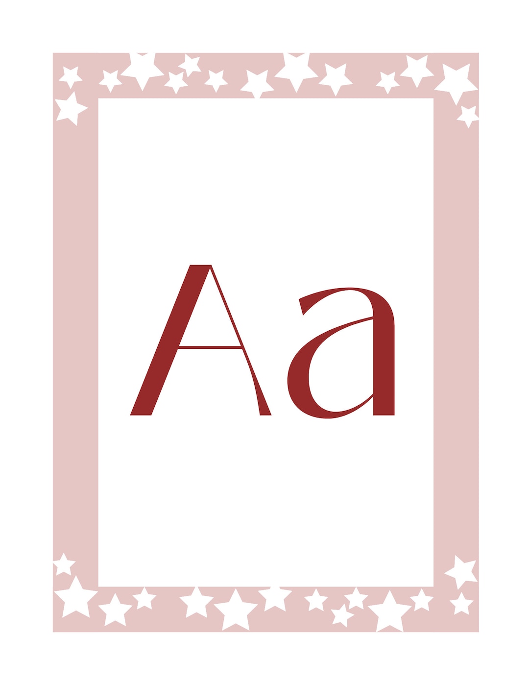 Star Themed Alphabet Banners - Etsy