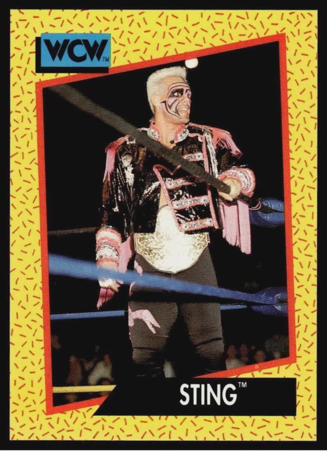 1991 Impel WCW #4 Sting Wrestling Card - Etsy