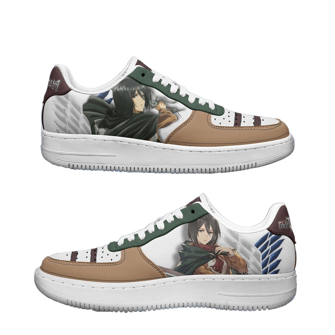 Mikasa Ackerman Custom Anime Anime Sneakers - Etsy