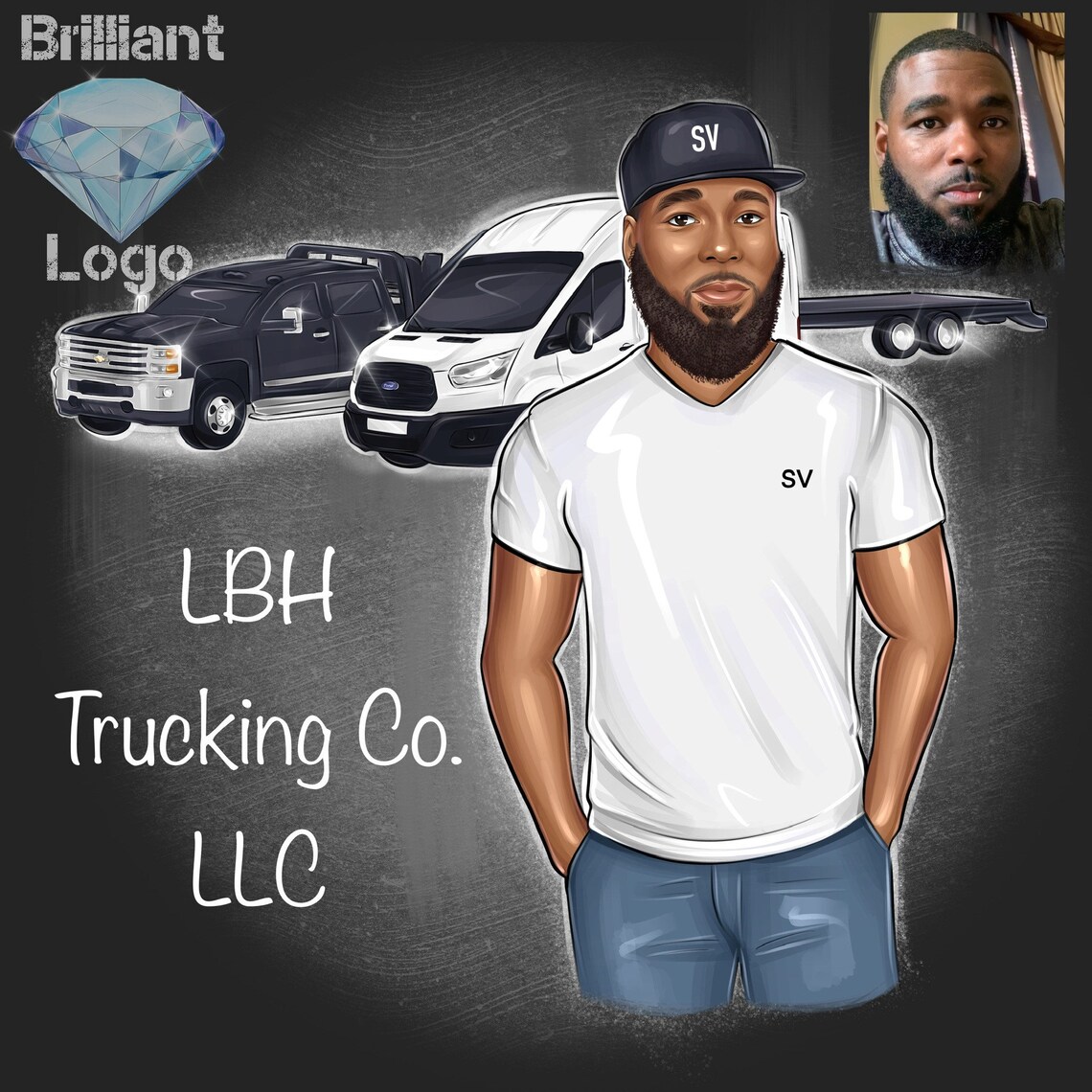 Dispatching Logo, Custom Trucking Logo, Truck Driver Logo, Moving ...