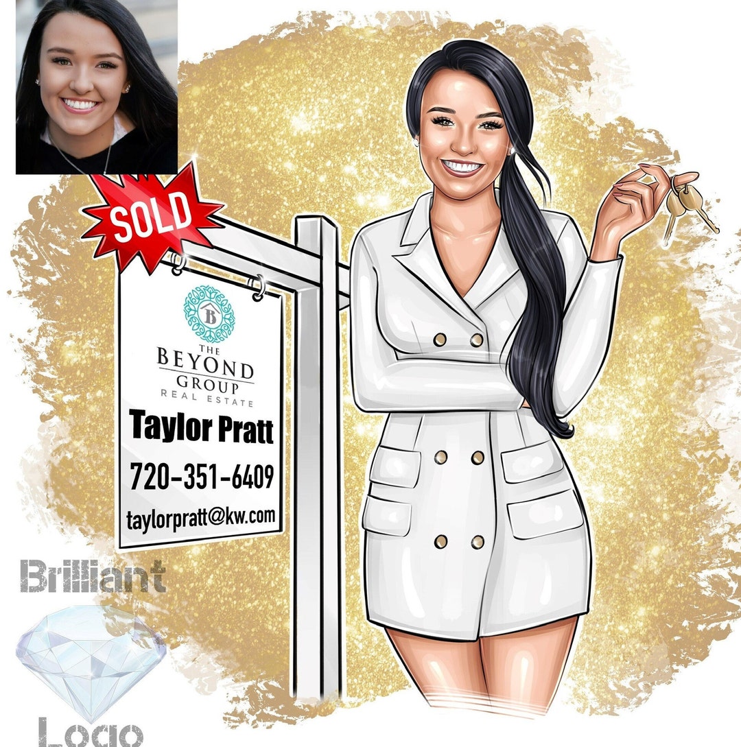 Business Logo Portrait, Custom Caricature Logo, Portrait Custom Avatar ...