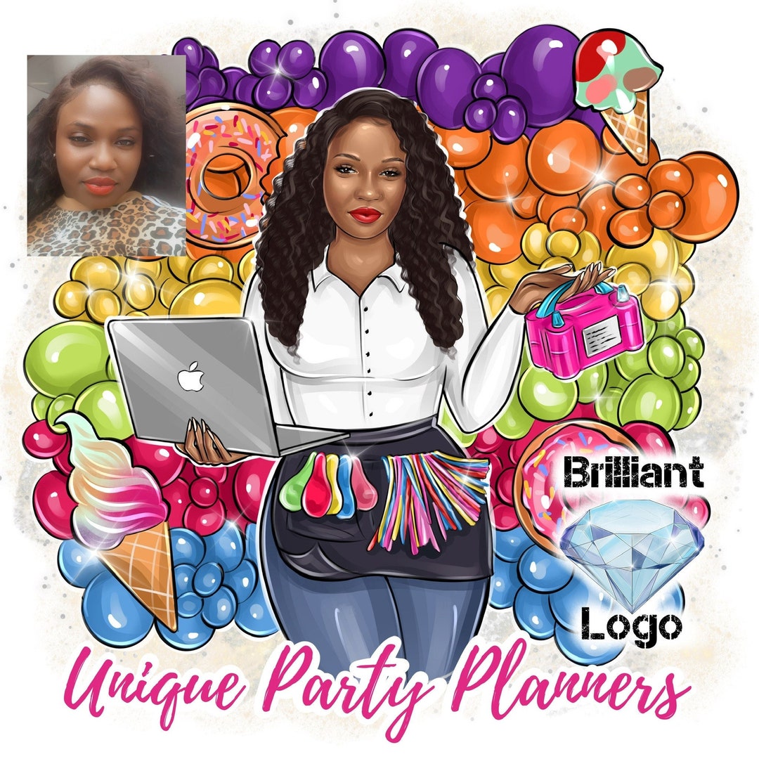 Party Decorator Logo, Crafter Logo Design, Holiday Decorator Logo ...