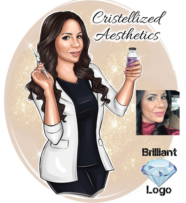 Fitness Instructor Logo, Fitness Trainer Cartoon Portrait, Gym Trainer ...