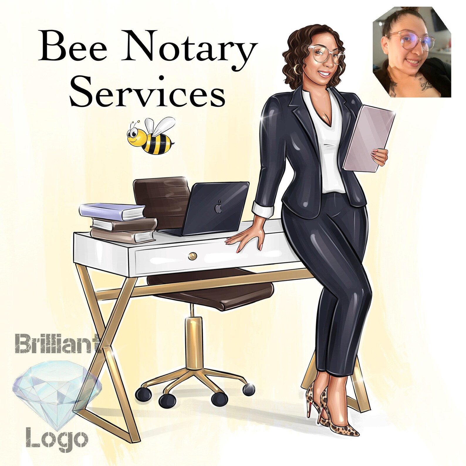 Cartoon Logo Full Body Business Logo Logo With Table Custom - Etsy