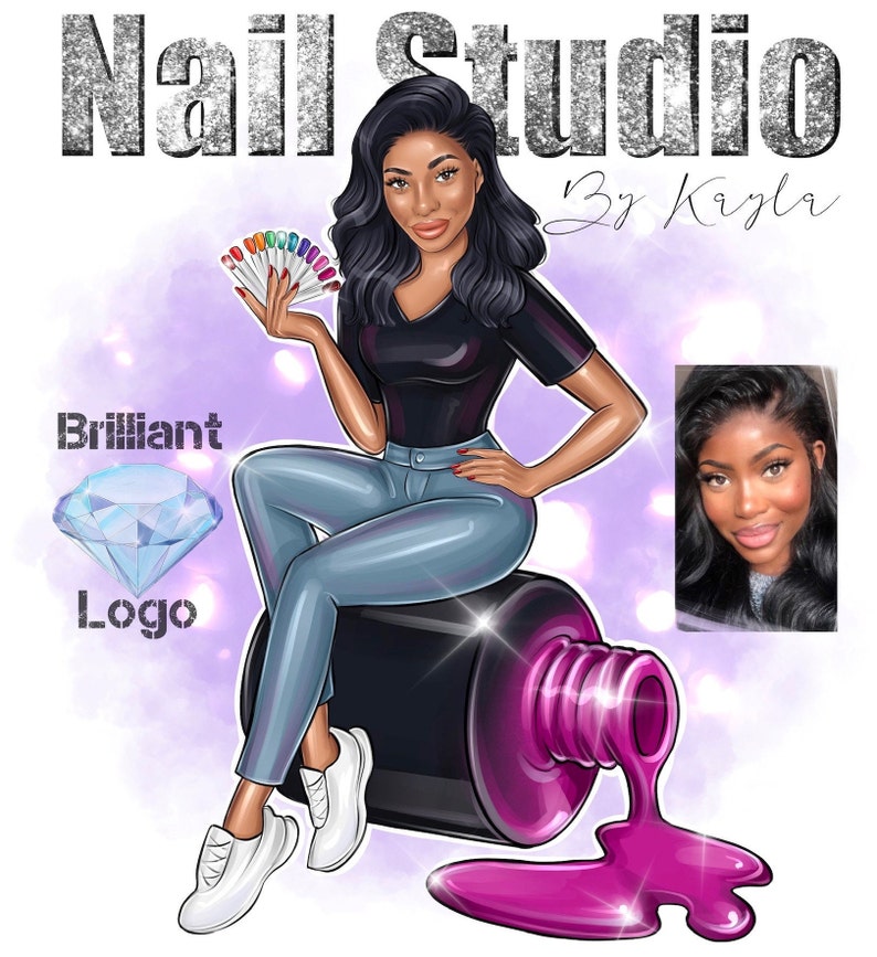 Cartoon Portrait Logo Custom Cartoon Logo Cartoon Logo for - Etsy