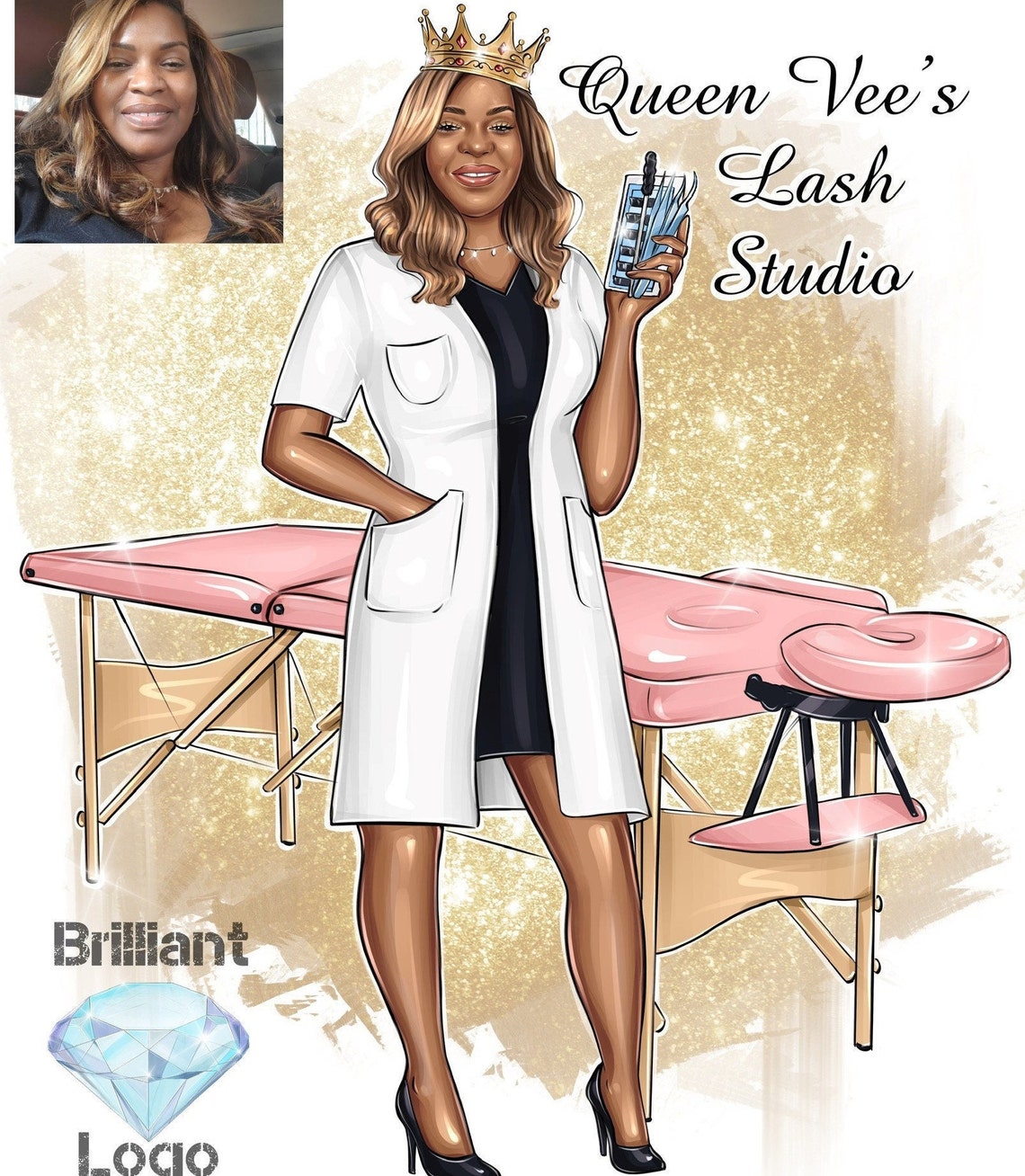 Lash Artist Logo Lash Studio Logo Lash Extensions Logo - Etsy