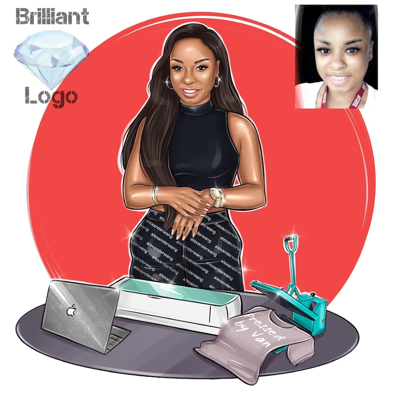 Crafting Logo Design T-shirts Designer Logo Cartoon Logo - Etsy