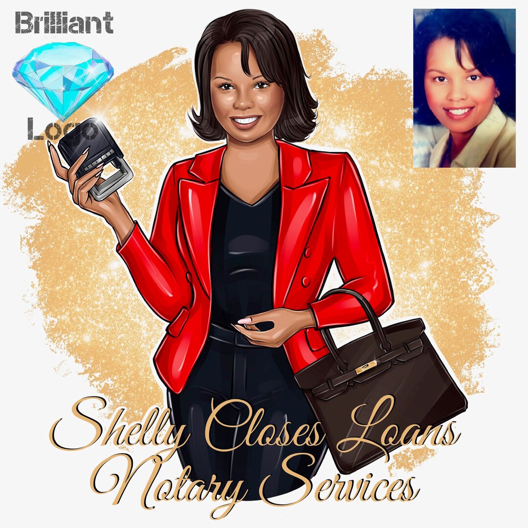 Notary Logo Portrait, Cartoon Logo Design, Аttorney Avatar Logo, Broker ...