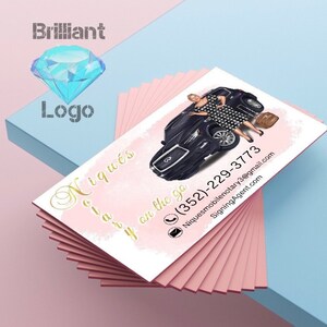 Business Card Design, Cartoon Logo Design, Logo Portrait, Business Card ...