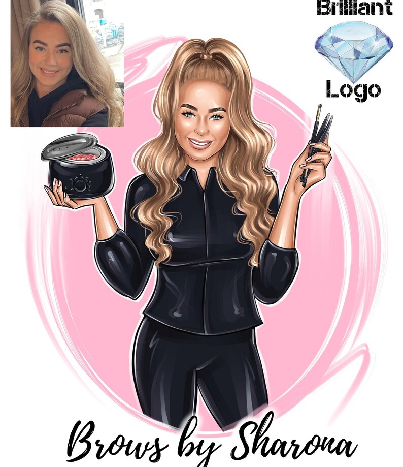 Fitness Instructor Logo, Fitness Trainer Cartoon Portrait, Gym Trainer ...