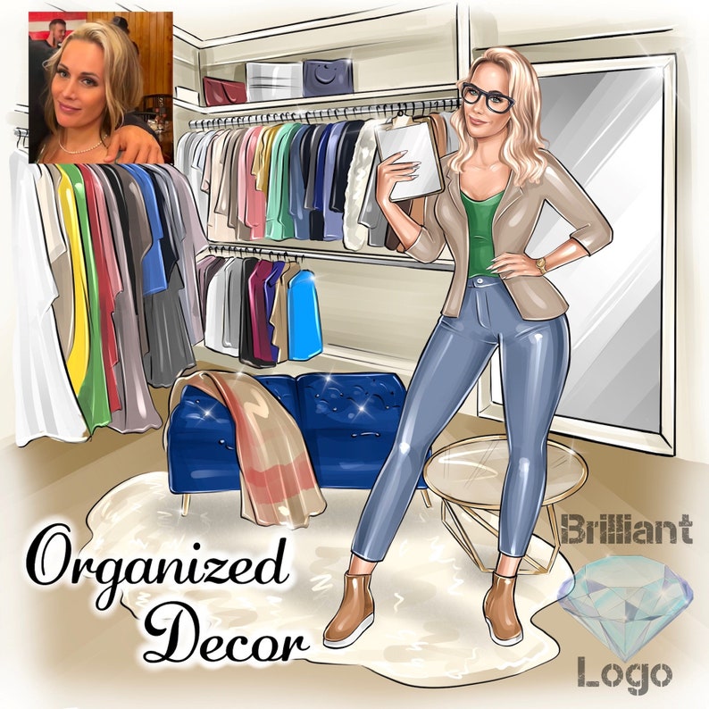 Interior Designer Logo Organized Decor Home Decor Logo - Etsy