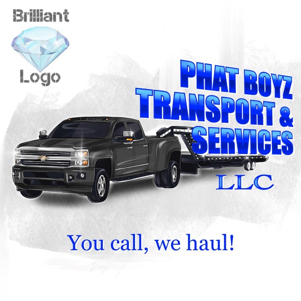 Hotshot Trucking Logo - Etsy