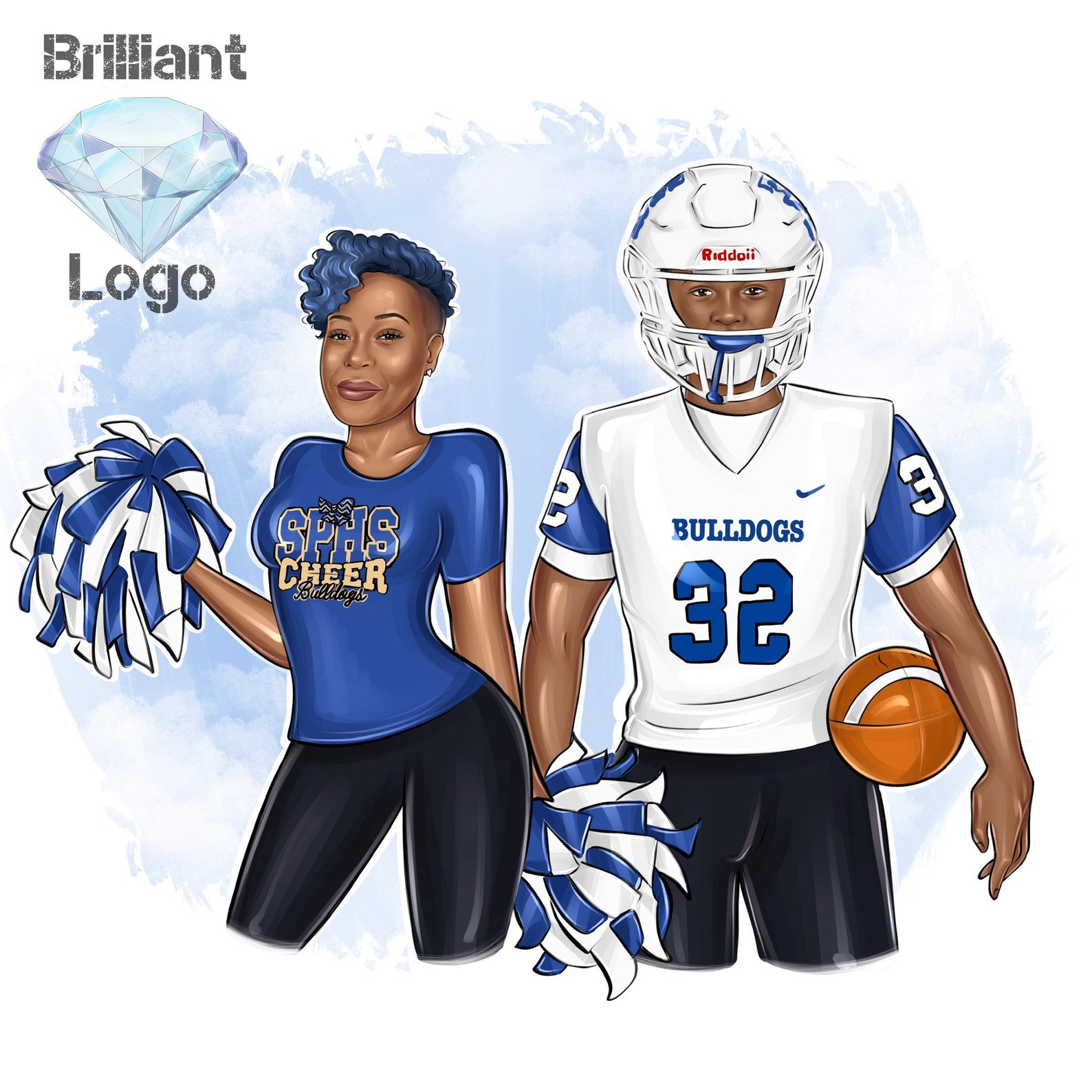 Fitness Instructor Logo Fitness Trainer Cartoon Portrait Gym - Etsy