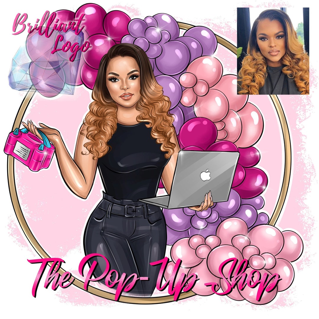 Event Planner Logo, Business Cartoon Logo, Balloon Logo, Crafter Logo ...