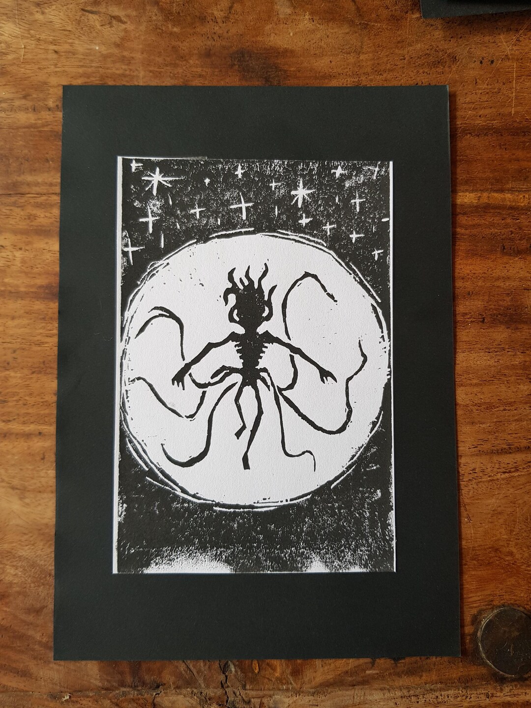 Moon Presence Bloodborne Inspired Linocut Fanart - Etsy