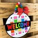 Classroom Welcome Door Hanger With Colorful Pencils | Metal Classroom ...