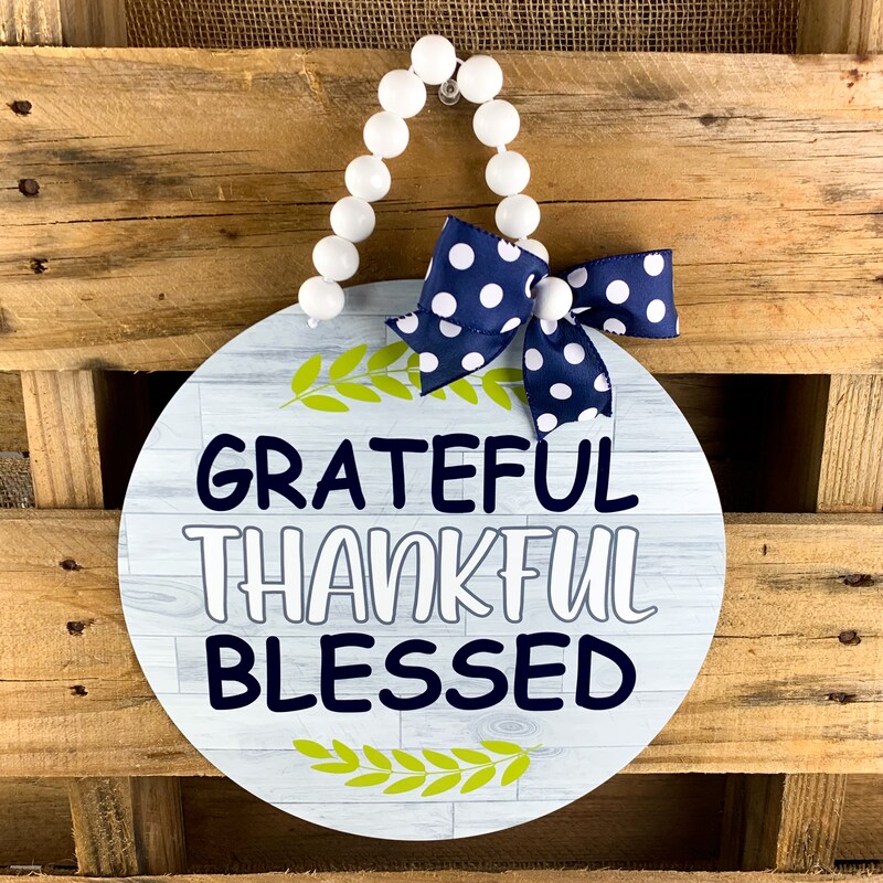 Metal Thankful Sign - Etsy