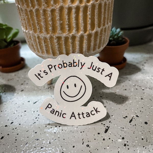 Panic Attack Sticker - Etsy