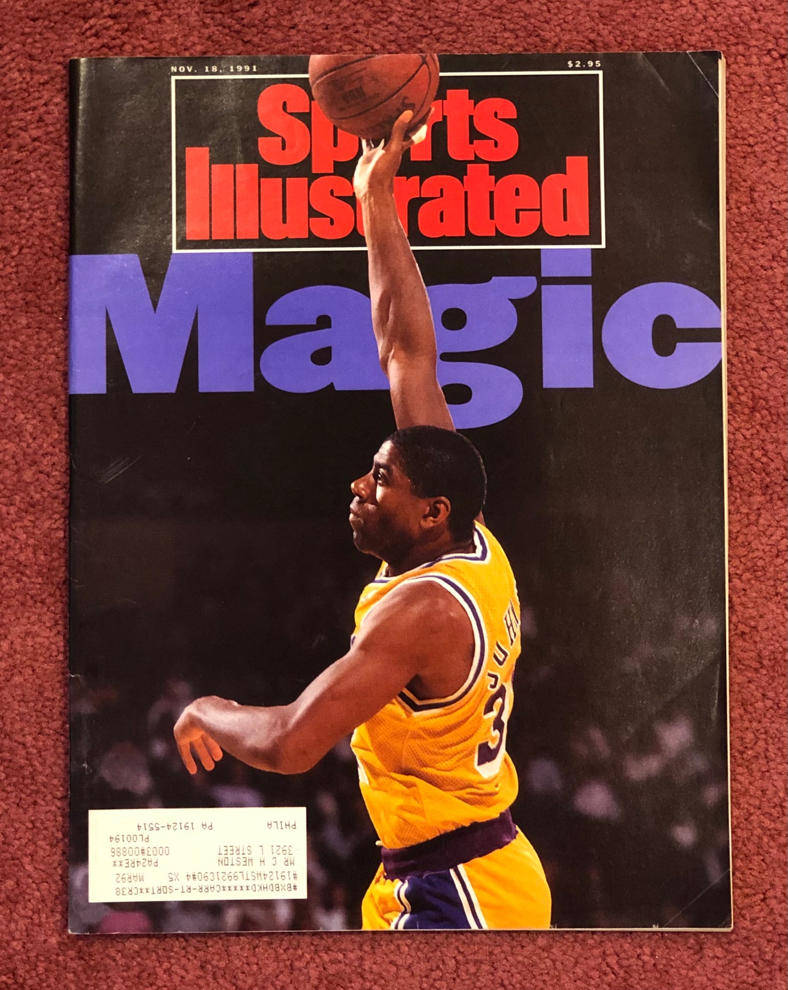 Magic Johnson Sports Illustrated and Newsweek Magazines Choice of 8 ...