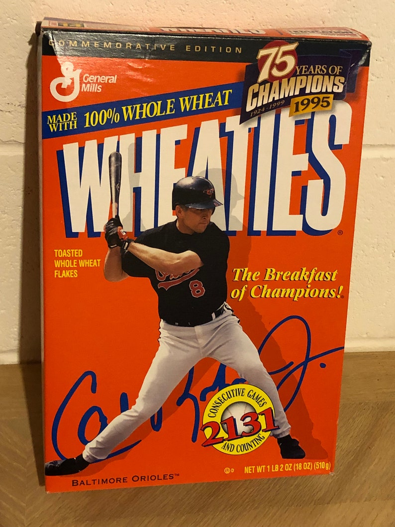 Choice of 4 Cal Ripken Jr Vintage Wheaties Boxes, Baltimore Orioles MLB ...