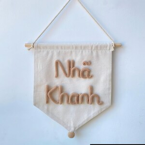 Custom Name Flag | Custom Name Banner | Personalized Hanging Banner ...