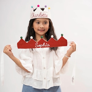 Hand Embroidered Crown for Baby and Children's Birthdays - Etsy