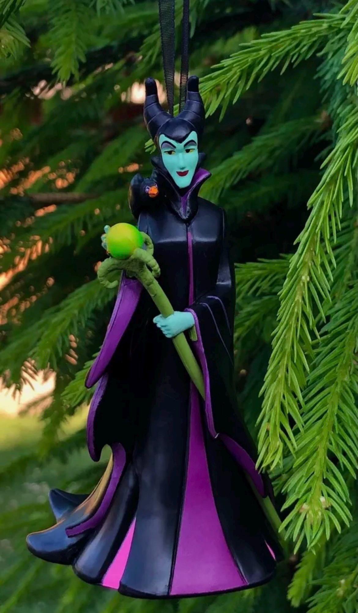 Disney Sleeping Beauty Maleficent Christmas Tree Ornaments, Disney ...