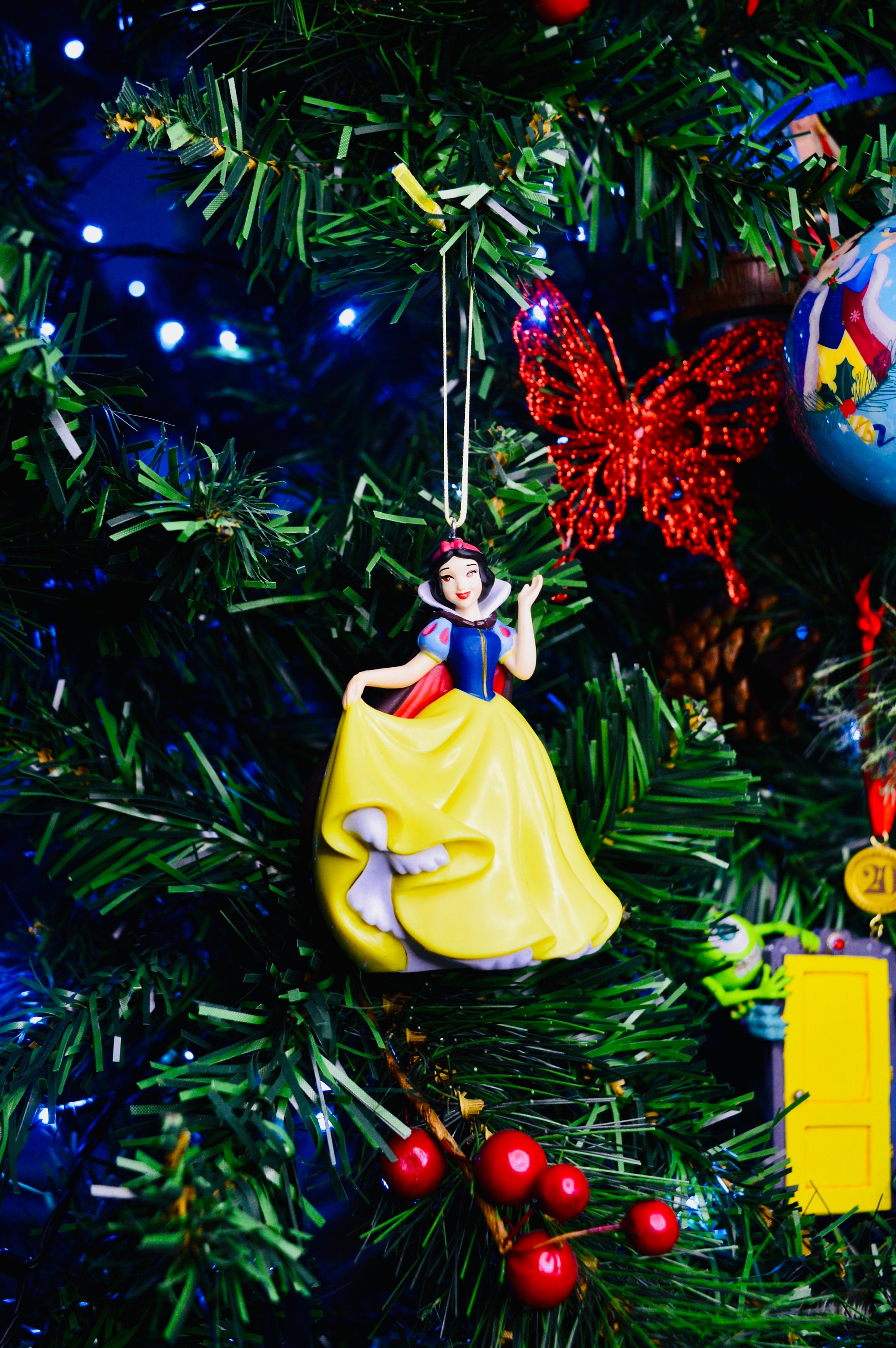 S2 Snow White Christmas Tree Ornaments Christmas Ornaments Christmas Decorations Christmas Gifts Disney Tree Ornaments Etsy