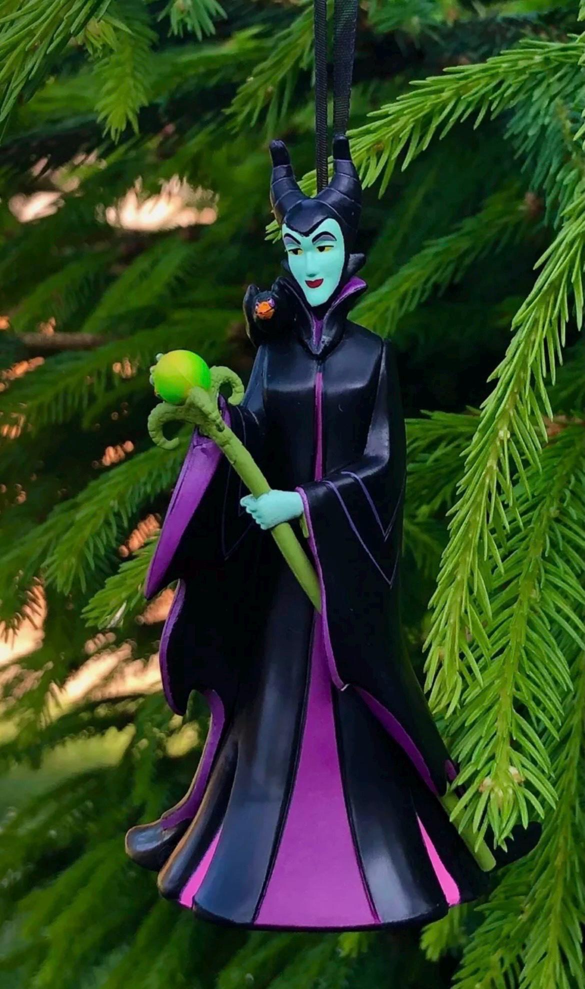 Disney Sleeping Beauty Maleficent Christmas Tree Ornaments, Disney ...
