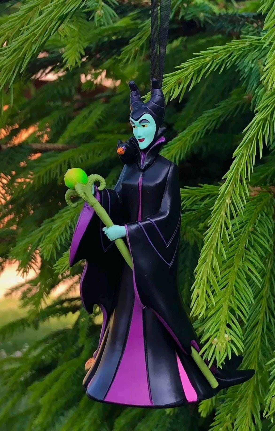 Disney Sleeping Beauty Maleficent Christmas Tree Ornaments, Disney ...