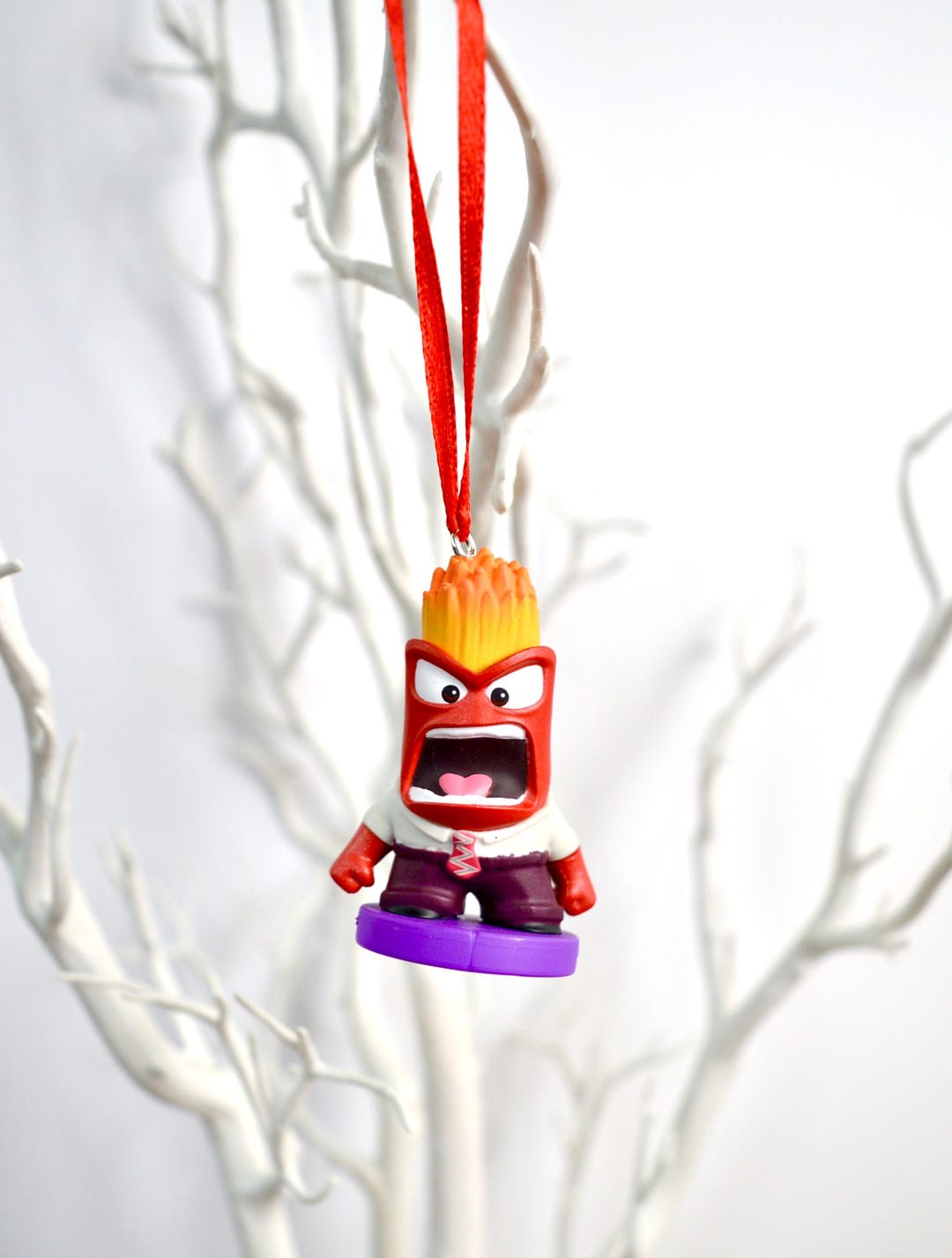 Disney Inside Out 2 Anger Christmas Tree Decoration, Disney Christmas ...