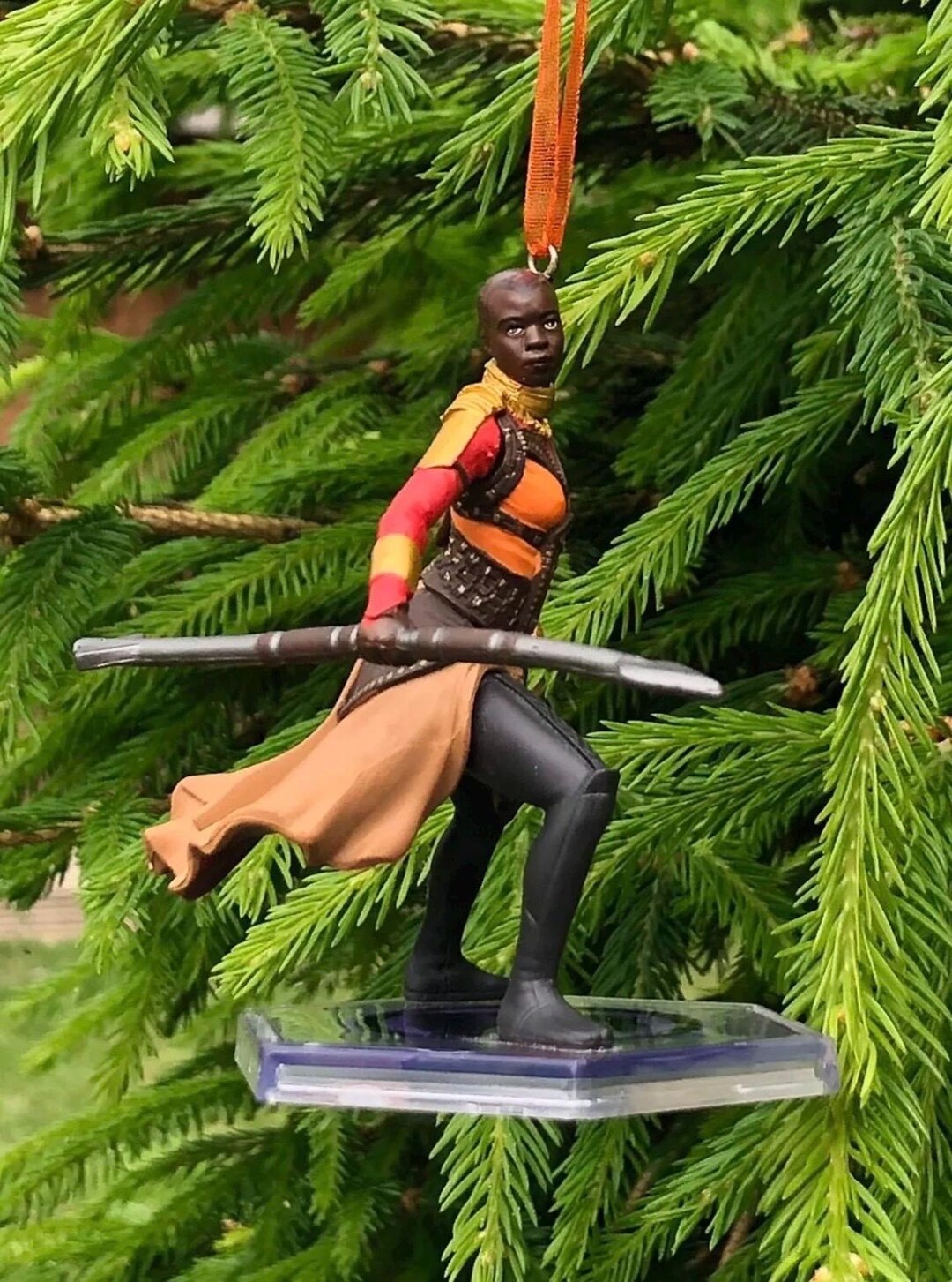 Disney Marvel Avengers Infinity War Black Panther Okoye Xmas Tree ...