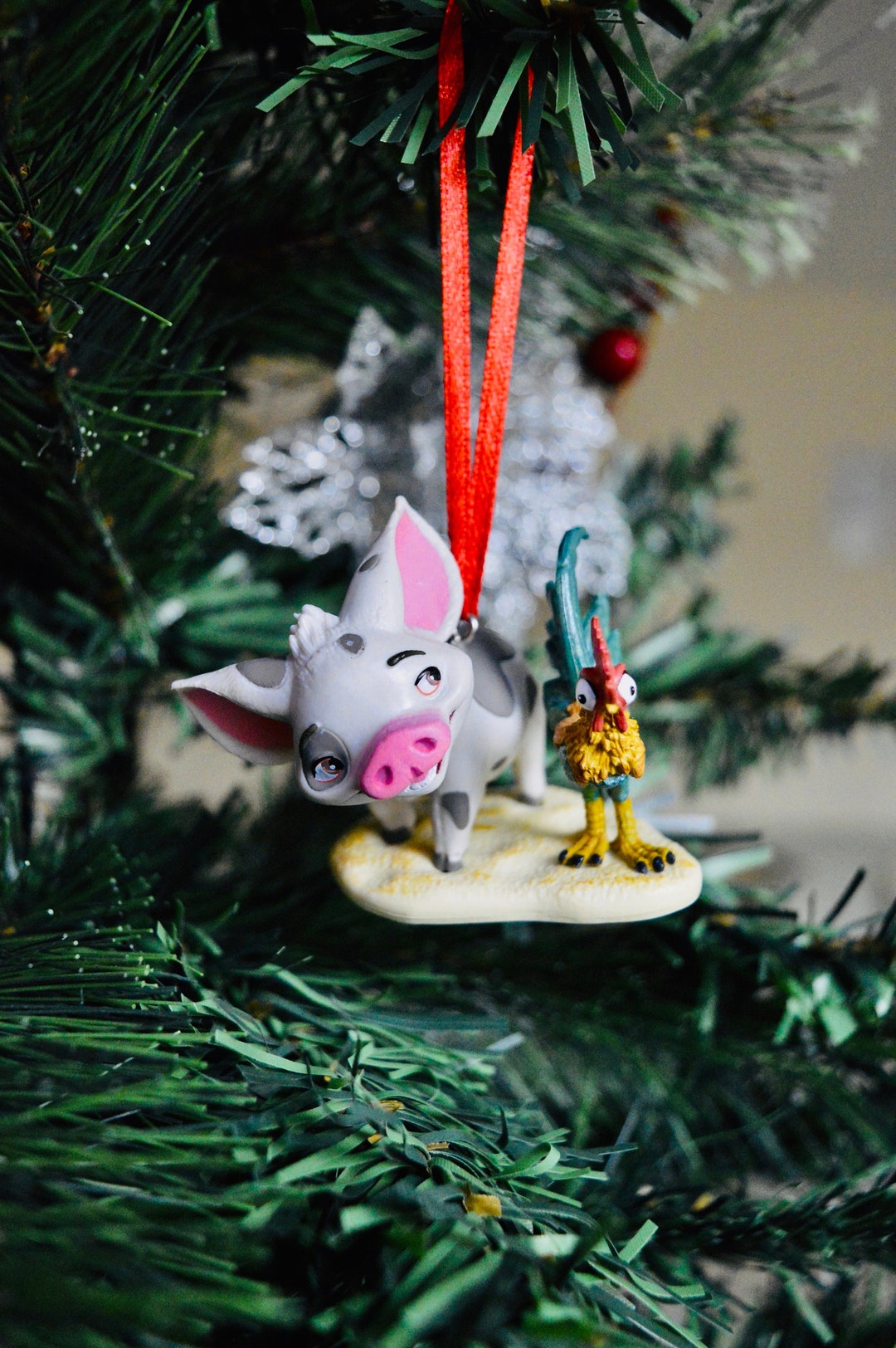 Moana Pua Hei Hei Christmas Tree Ornaments, Christmas Ornaments ...