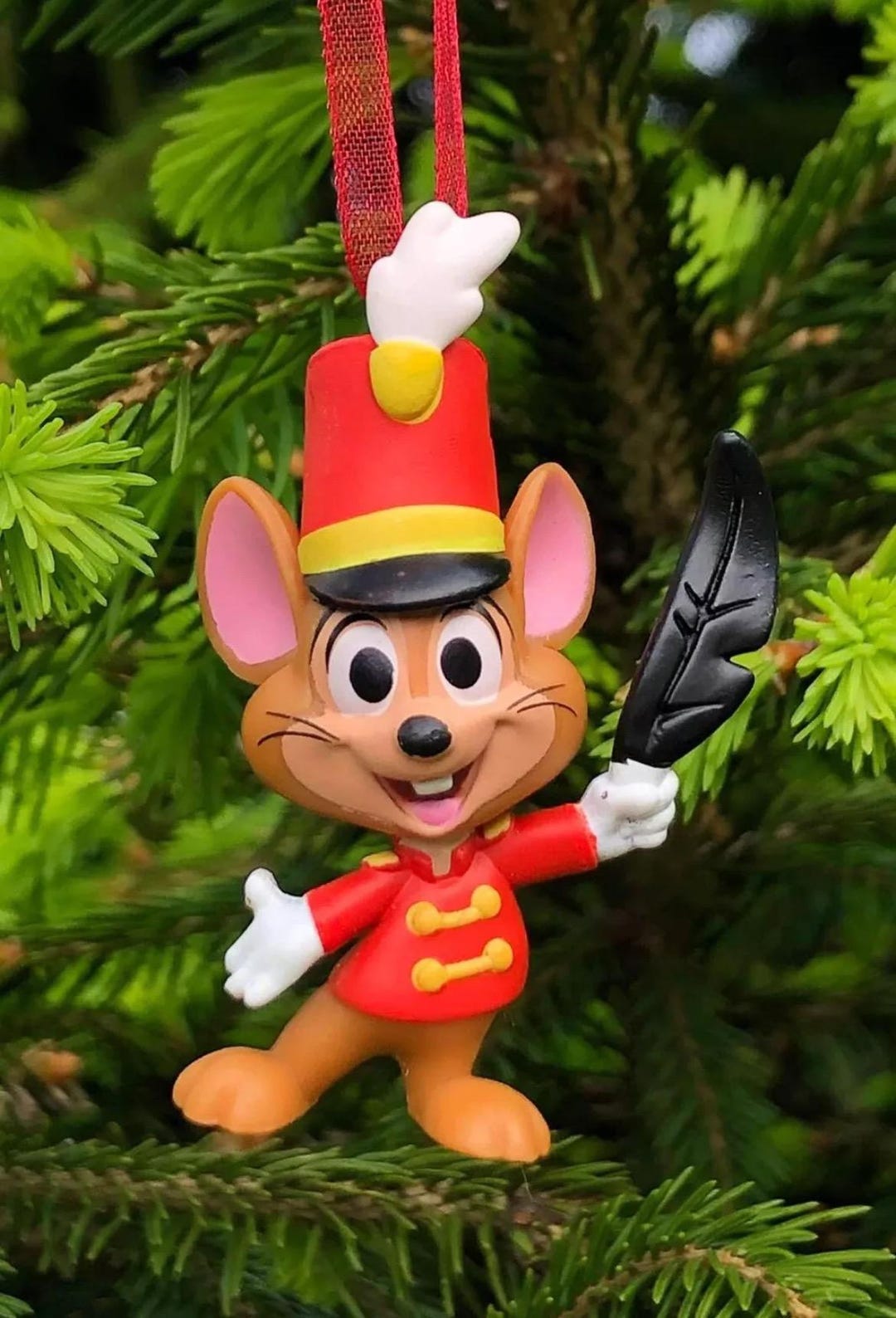 Disney Dumbo Cute Timothy Mouse Micro Figure Christmas Tree Decoration ...