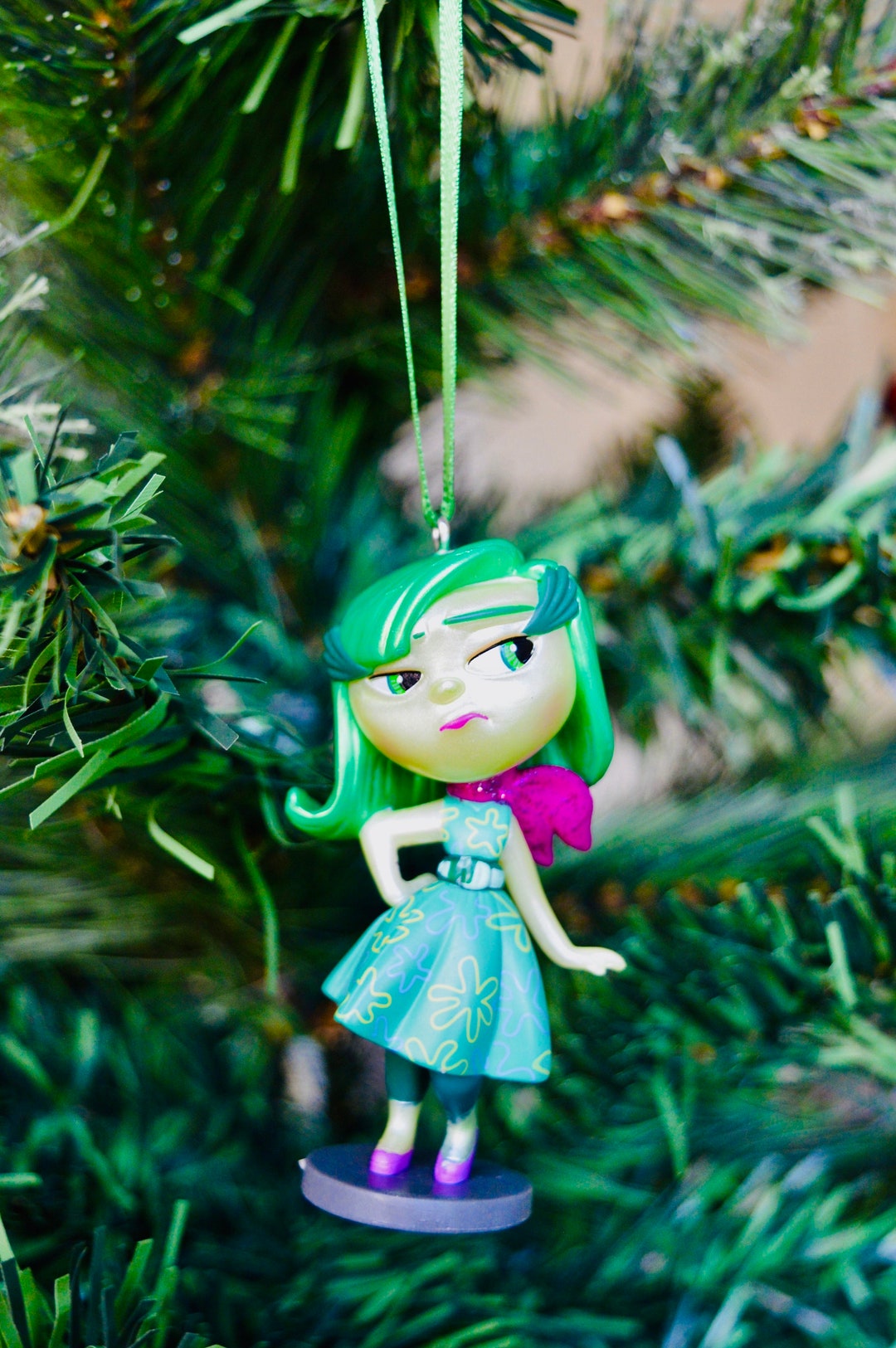 Inside Out Disgust Inspired Christmas Tree Ornaments, Christmas ...