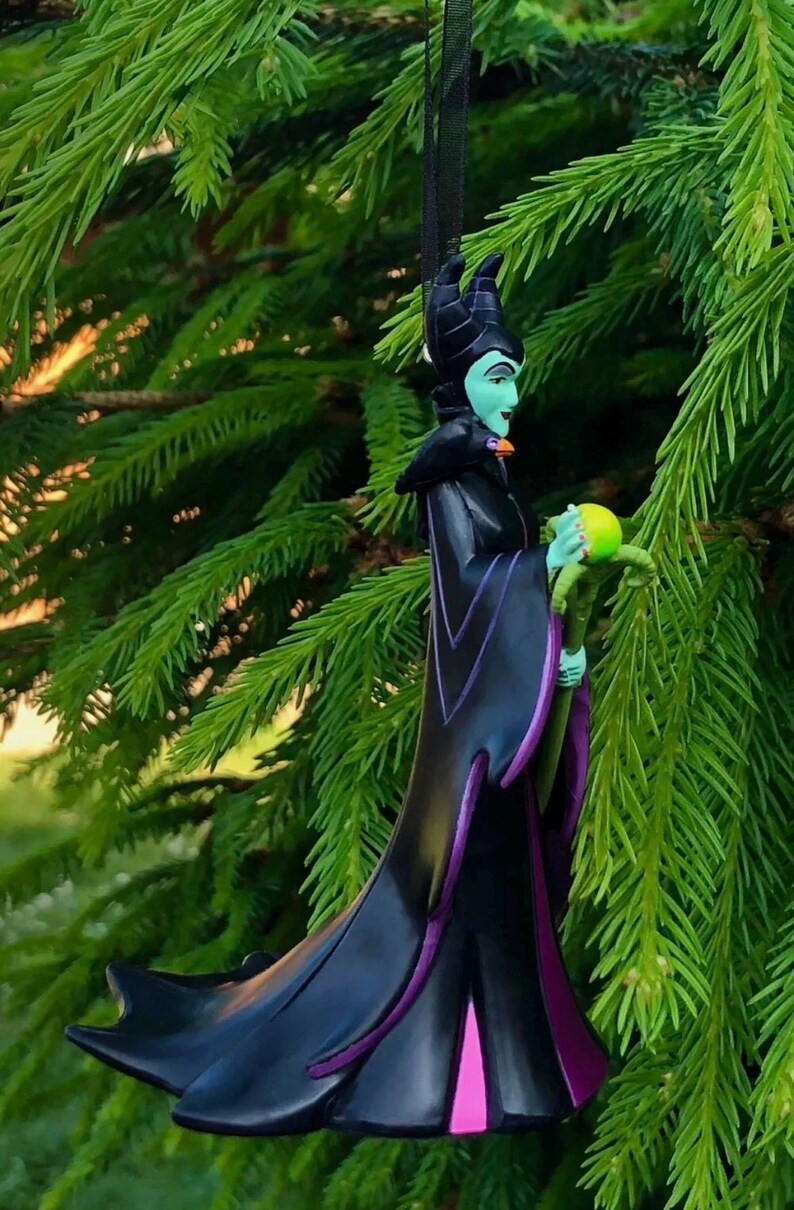 Disney Sleeping Beauty Maleficent Christmas Tree Ornaments, Disney ...