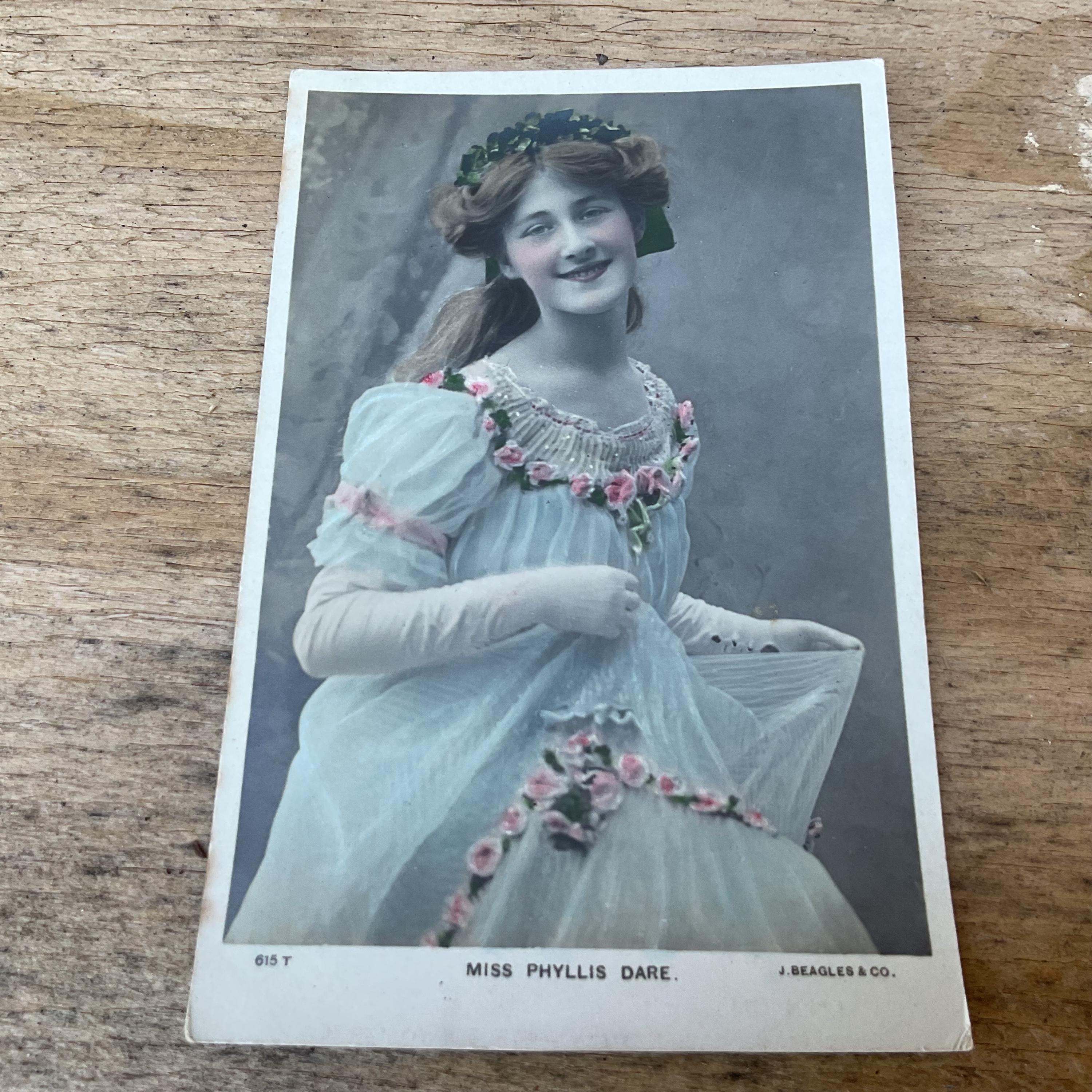 Set of 6 Coloured Vintage Victorian Postcards - Ladies - Etsy
