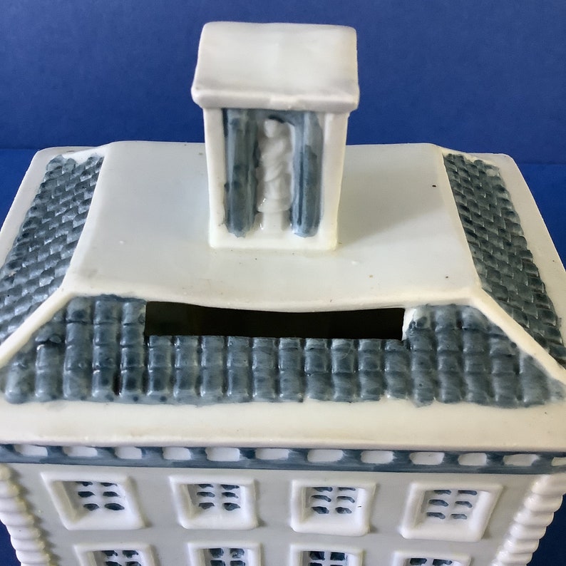 Delft Dutch Porcelain House Money Box of the Bank of Breukelen - Etsy
