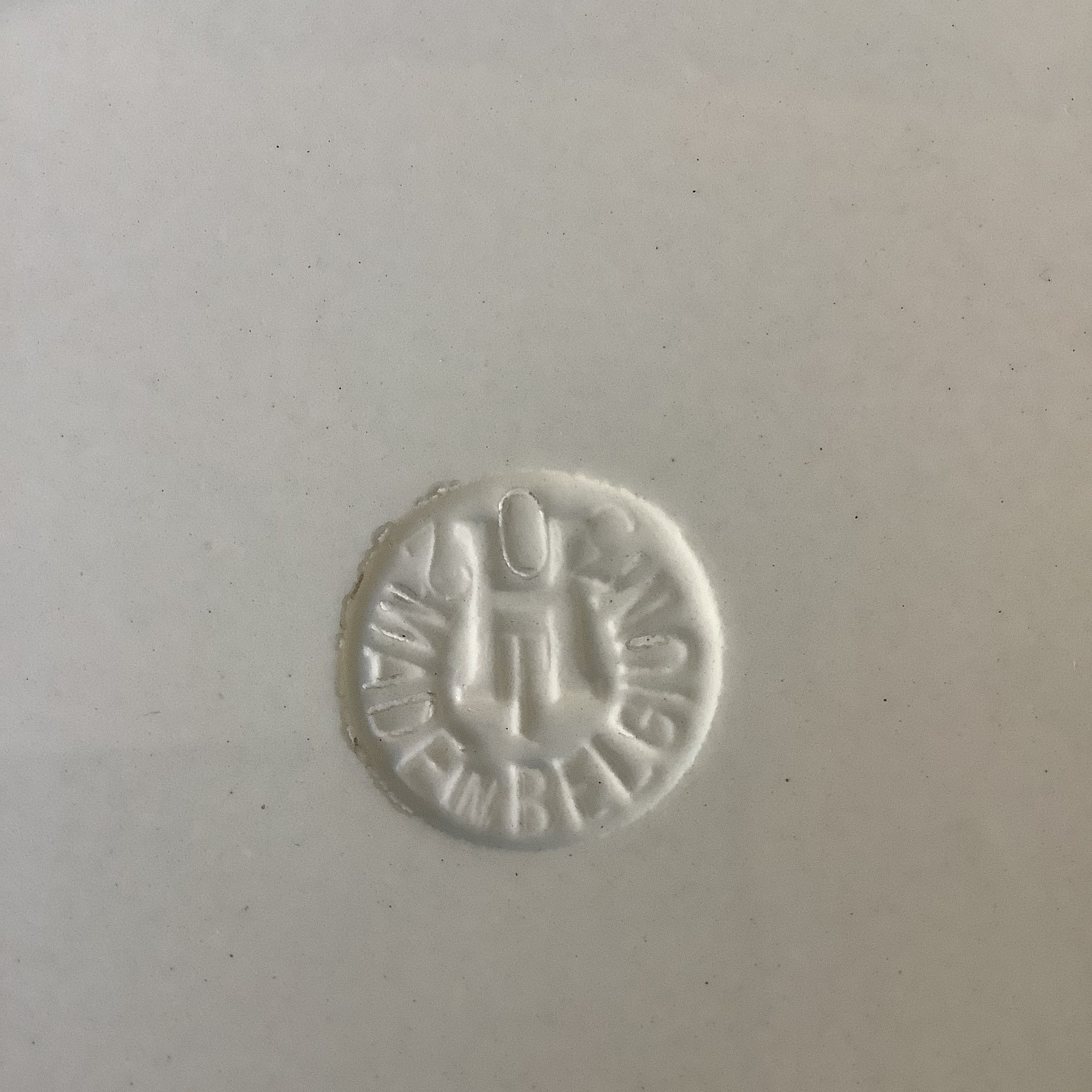 Art Deco Tile Trivet of a Rodeo Cowboy Clown With a Lasso and Pulling a ...