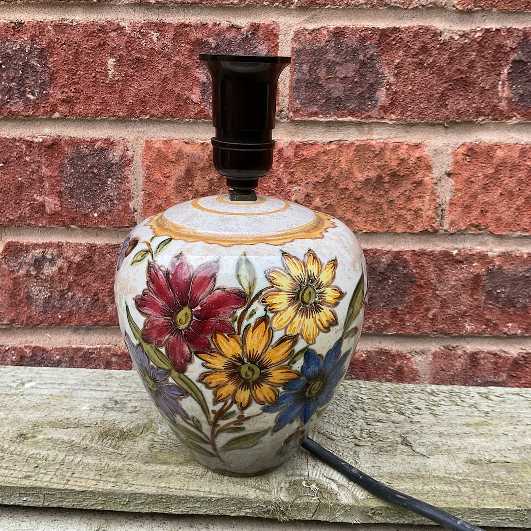 Floral Gouda Lamp Base - Etsy