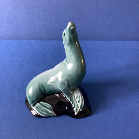Poole Pottery Sealion Figurine - Etsy UK