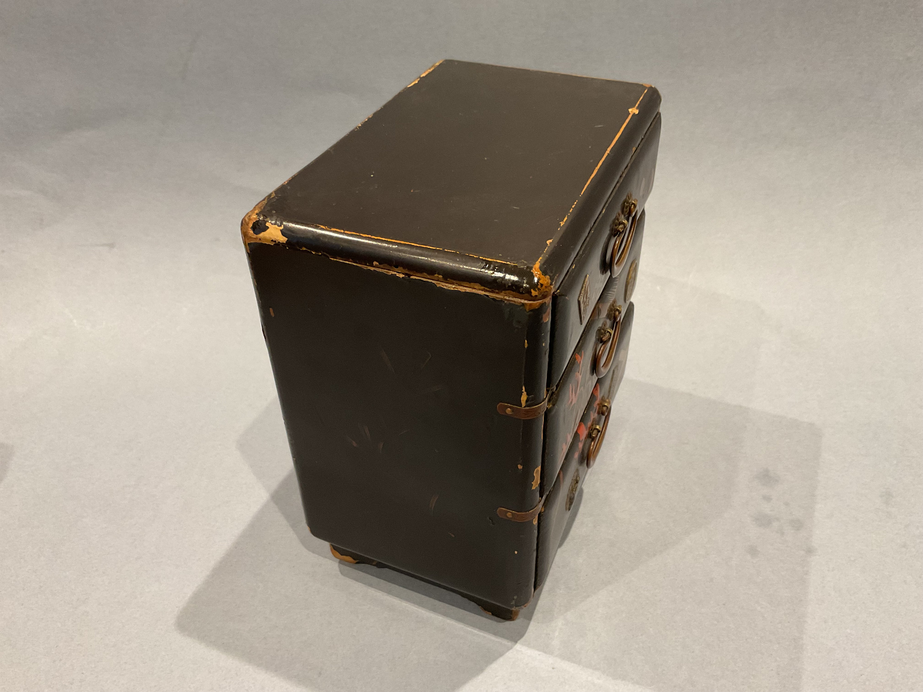 Antique Japanese Lacquer Miniature Jewellery Cabinet, C1900 - Etsy
