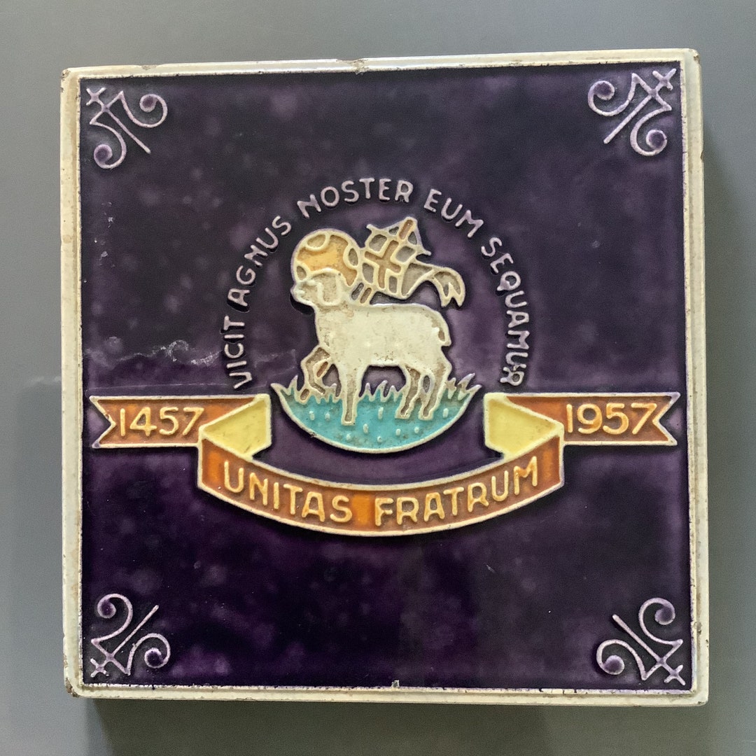 1457-1957 Westraven Tile Unitas Fratrum - Etsy