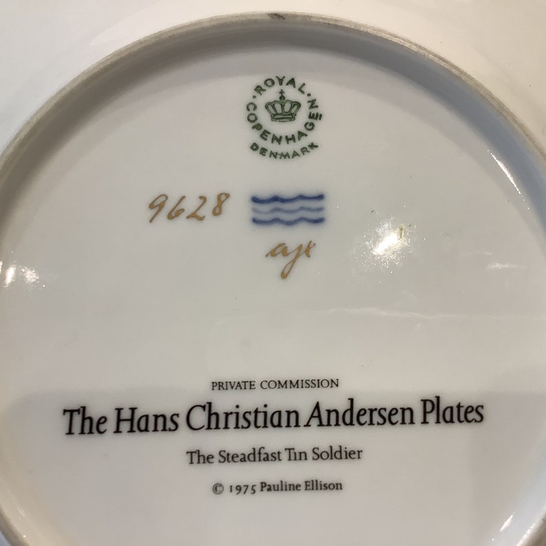 Royal Copenhagen Hans Christian Anderson Plate - the Steadfast Tin ...